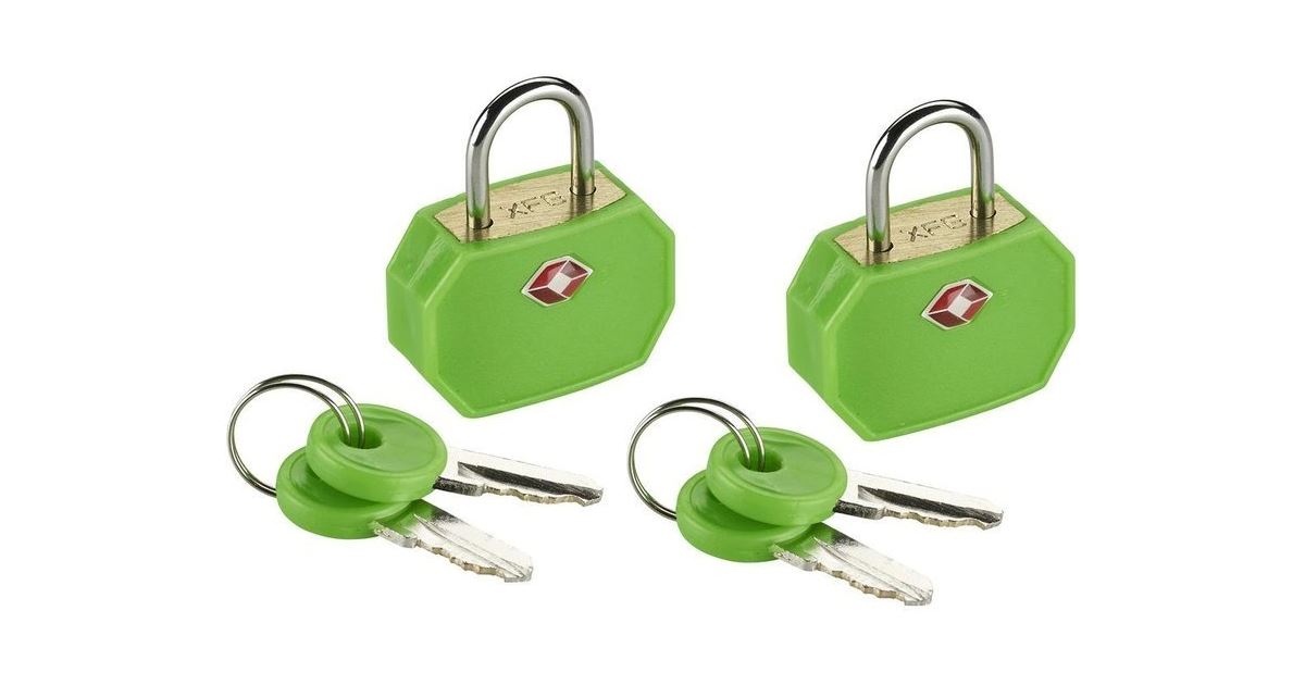 Lewis N. Clark visací zámek TSA Mini Padlock Set green | Vše pro Vaše cesty
